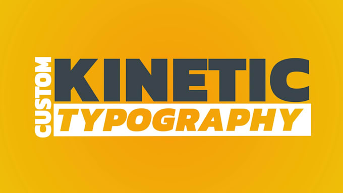 Custom kinetic typography animated video by Roman_ov | Fiverr