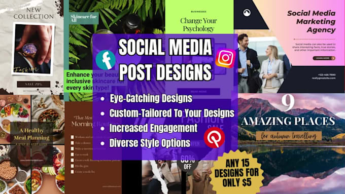 Design creative social media post, ads, stories for your niche by Tabin ...