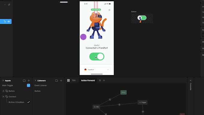 Create interactive lottie rive animation for websites mobile apps by ...