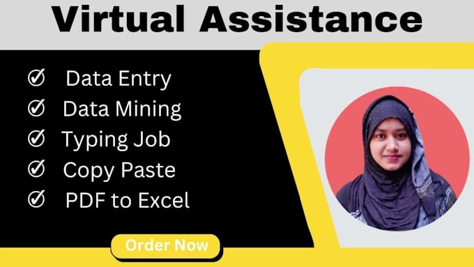 Do data entry typing work job, copy paste, excel data entry and pdf to ...