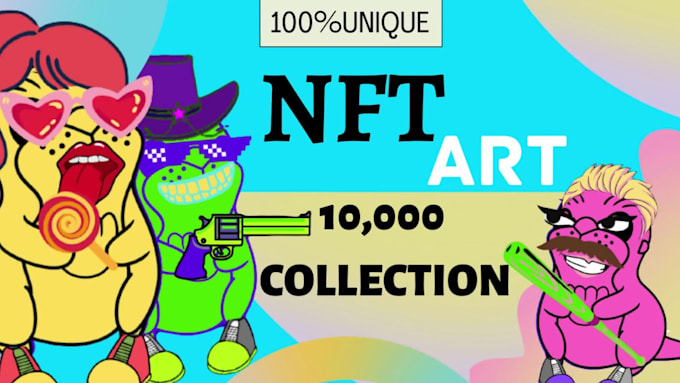 Generate 10k nft collection with json metadata file opensea by ...