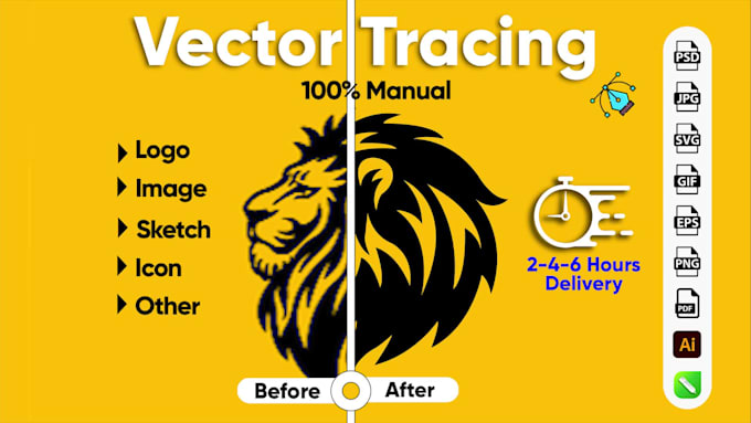 Do vector tracing, convert image to vector, logo tracing by Kanhaiya ...