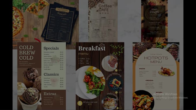 Do eye catchy restaurant, food menu design in 48 hours by Samashaykh ...