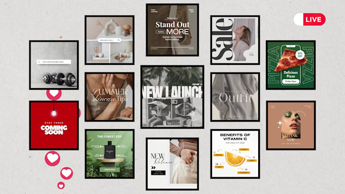 Design creative social media posts for your niche by Meraj_designrr ...