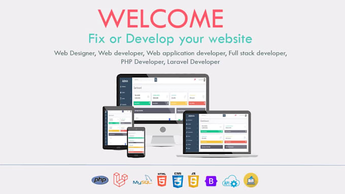 Fix or develop website using php, laravel by Reyajul_dev | Fiverr