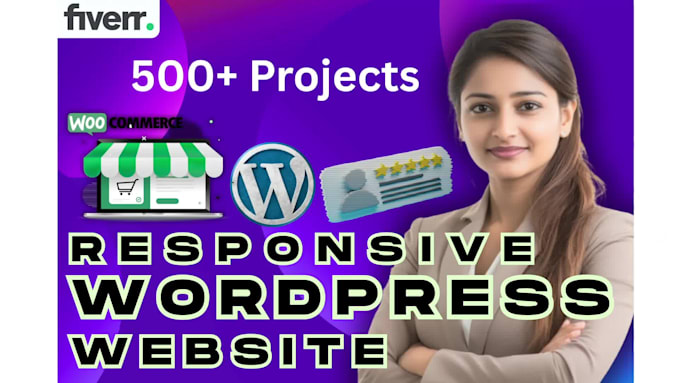 Design and develop a responsive wordpress website by Nalini34 | Fiverr