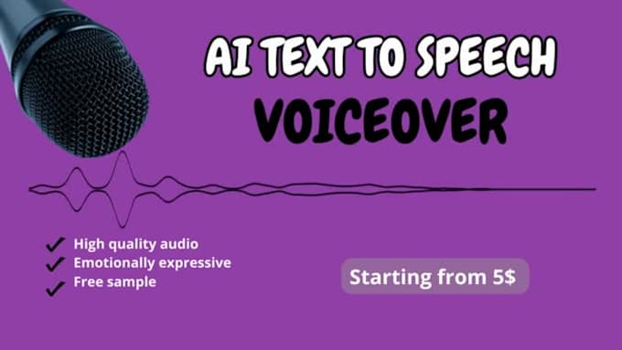 Do text to speech ai voice over human like by Ai_video_maker | Fiverr