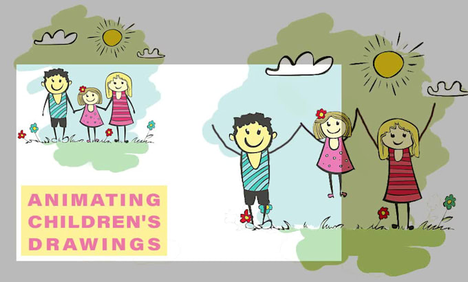 Create fun animations for kids from their drawings by Damooon1 | Fiverr
