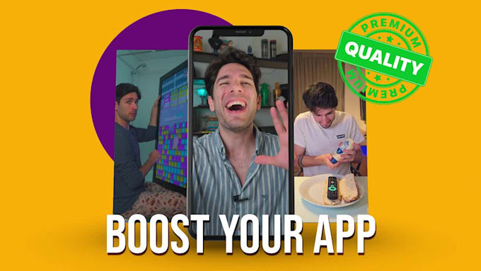 Boost your app create a ugc video talking head promote game by ...