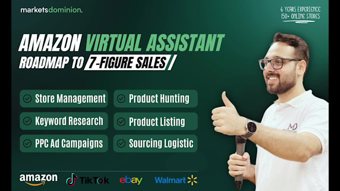Grow your brand as amazon virtual assistant, amazon fba consultant by ...