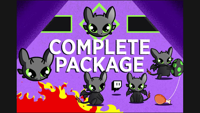 Create a complete custom pack for twitch by Streamerstudio | Fiverr