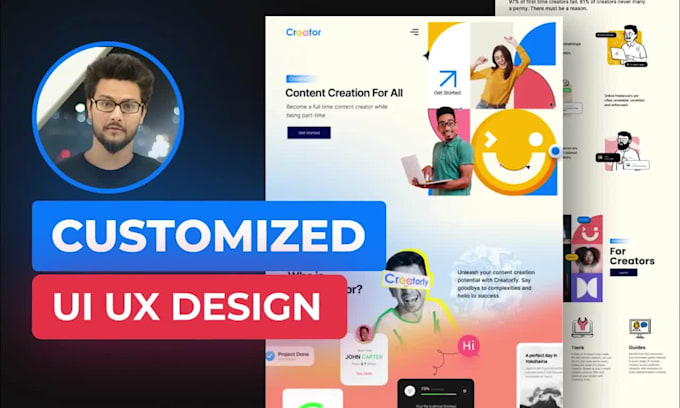 Figma website design, ui ux design mockup, website mockup, responsive web design by Writer ...
