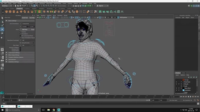 Do high quality 3d character rigging 3d character rendering by Step_hen_001 | Fiverr