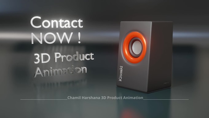 Create awesome 3d product animations by Chamilharshanae | Fiverr