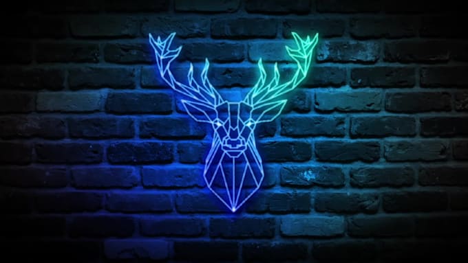 Create an amazing neon logo animation video intro by Levibrandon | Fiverr