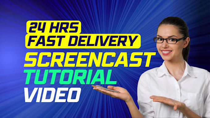 Create a screencast tutorial or instructional video by Fatimafaheem84 | Fiverr