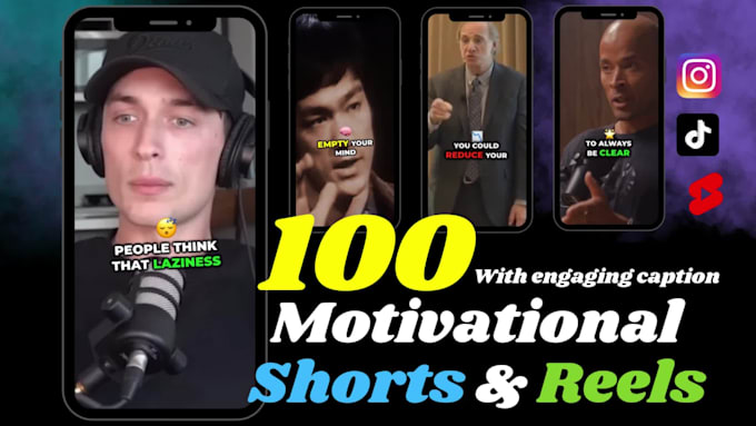 Create viral motivational youtube shorts videos and instagram reels by Idea_creatorhub | Fiverr