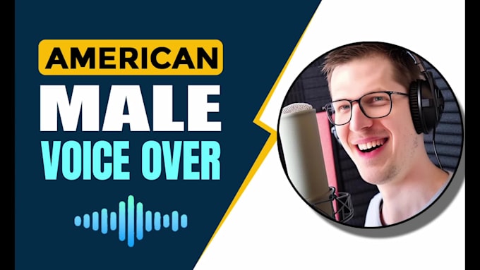 Do american male voice over in english, commercial, character, elearning by Stabbstream | Fiverr