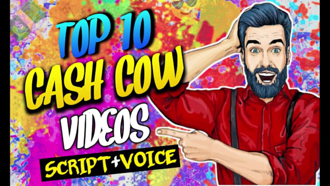 Create top 10 videos and cash cow video editing by Ytstudio5 | Fiverr