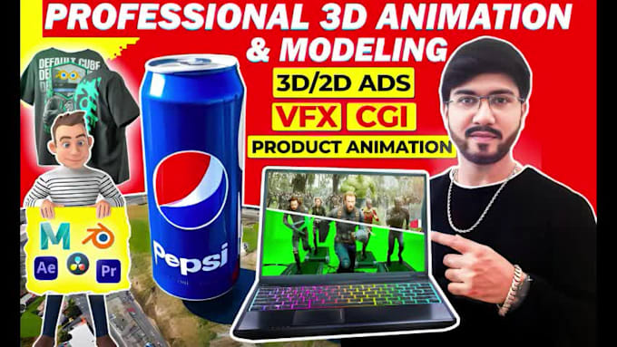 Design unique 3d product animation, cgi ads and vfx videos by ...