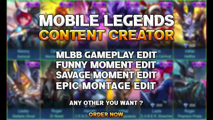 Be mobile legends video editor, mlbb video editor and mlbb funny ...