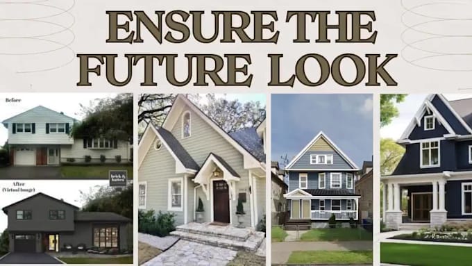 Professional remodel house, brick, wall color change by Jony_miea | Fiverr