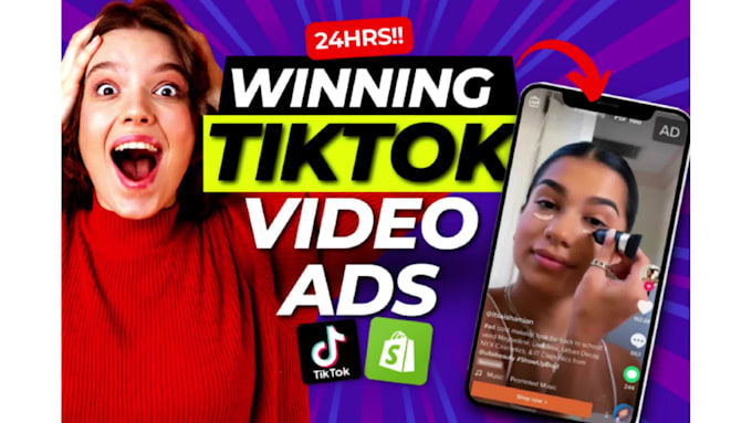 Winning dropshipping tik tok video ads for facebook video ads tiktok ads by Syedadua143 | Fiverr
