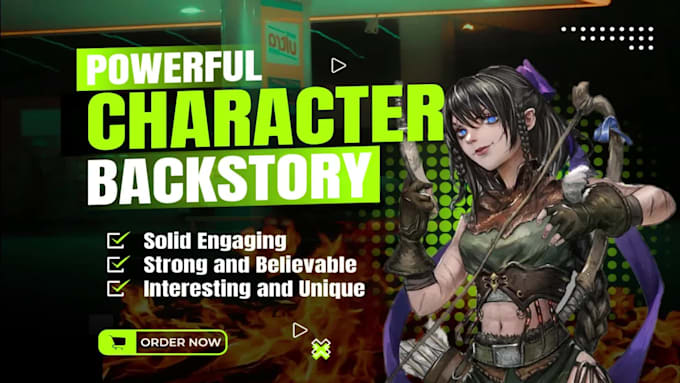 Write a powerful character backstory for your dnd, nft, gta, novel ...