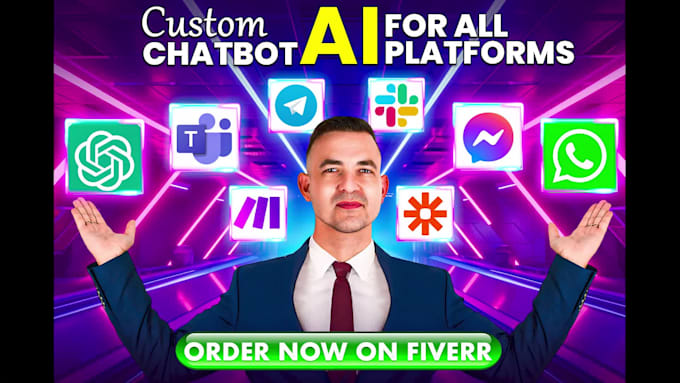 Develop ai chatbot for ai website, whatsapp, ai saas or mobile app by ... Develop ai chatbot for ai website, whatsapp, ai saas or mobile app by ...