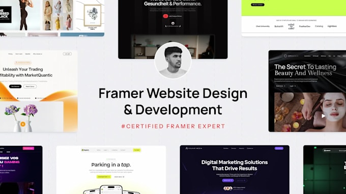 Build or redesign responsive framer website, figma to framer by ...