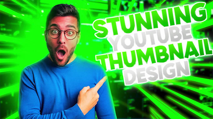 Create a stunning youtube thumbnail design by Ihzaas | Fiverr