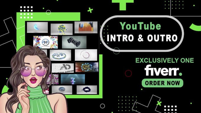 Do professional youtube intro outro logo animation by Ahfahimpro | Fiverr