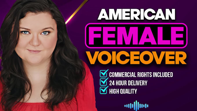Record a deep american female voice over english by Stardustsounds | Fiverr