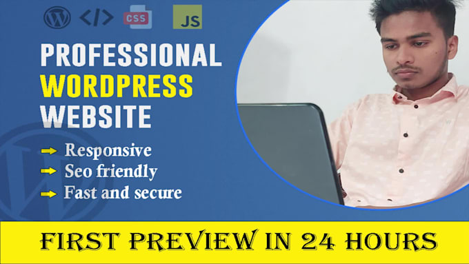 Build a modern wordpress website, design, and much more by Utshokhan_dev | Fiverr