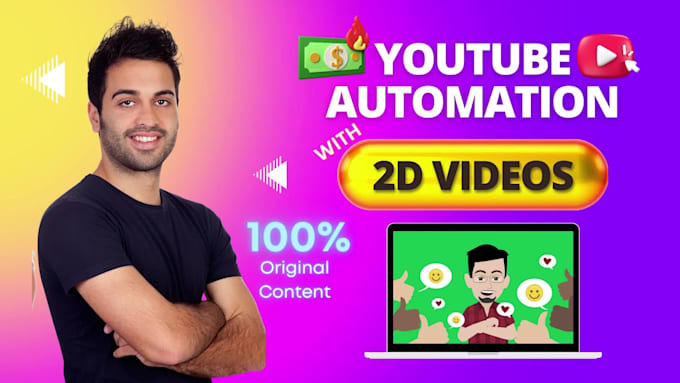 Do youtube automation with 2d animated explainer videos by Motionmint | Fiverr