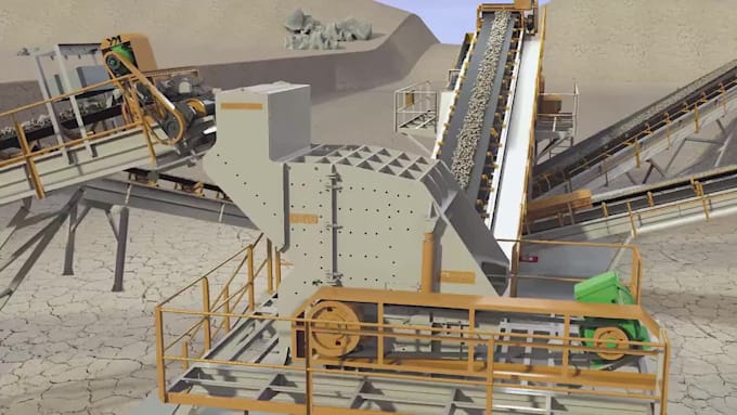 Do 3d industrial construction video 3d factory process animation ...
