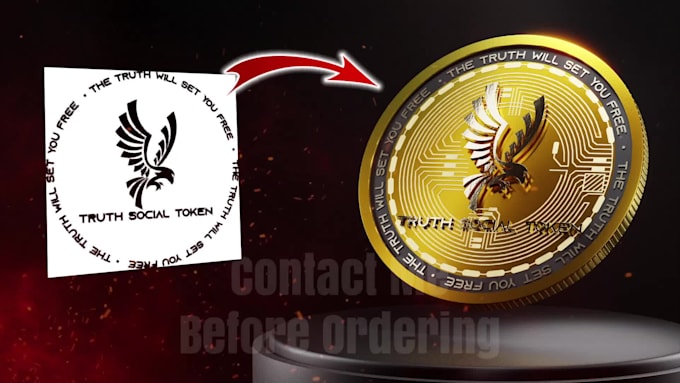 Create 3d model nft crypto coin and token animation by Ze_blender3d ...