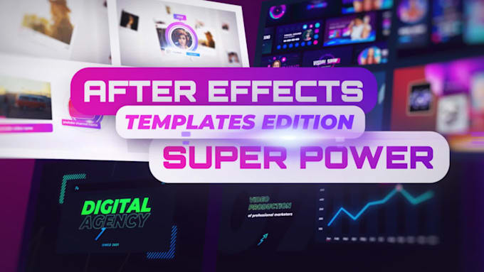 Edit and customize any after effects template by Fa_nimation | Fiverr