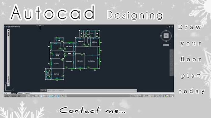 Draw 2d floor plans using autocad by Madu_dreamarts | Fiverr