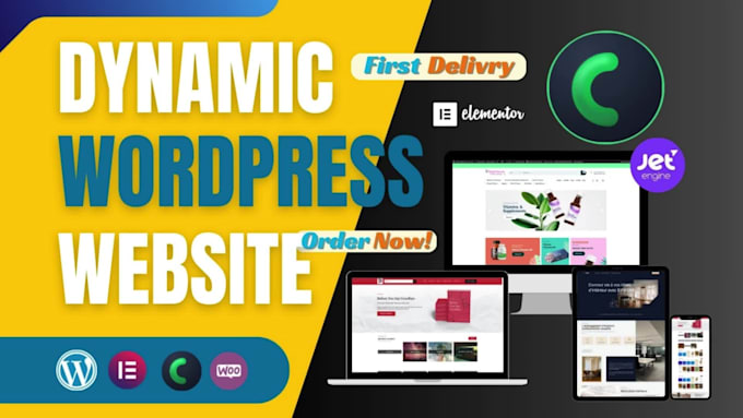 Build dynamic wordpress website with crocoblock, elementor pro and jet engine by Dev_sajir | Fiverr