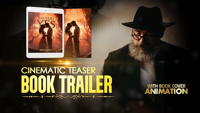 Create a cinematic trailer teaser promo animation book video by Su ...
