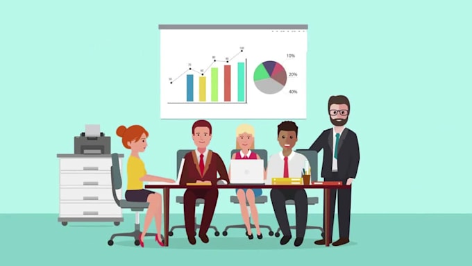 Create 2d animated marketing video for business and sales by ...