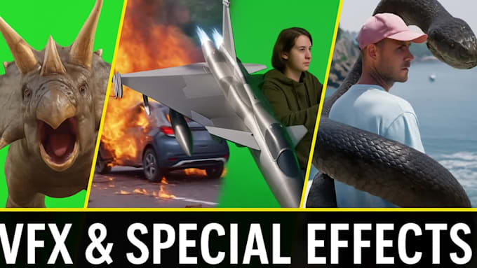 Add vfx special effects to video and do green screen editing by ...