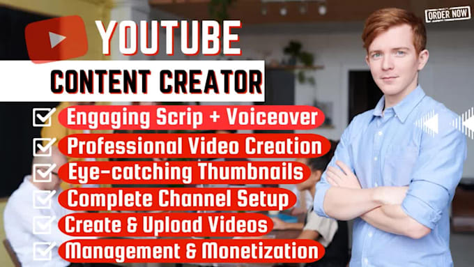 Be your youtube content creator and video editing studio by Zahidgul82 ...
