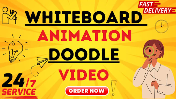 Create custom whiteboard animation doodle explainer video by Animania_01 | Fiverr