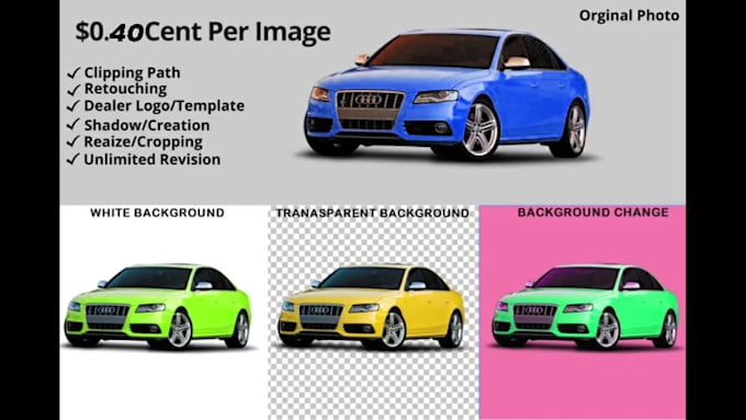 Do car photo editing and automotive photo retouch enhancement by ...