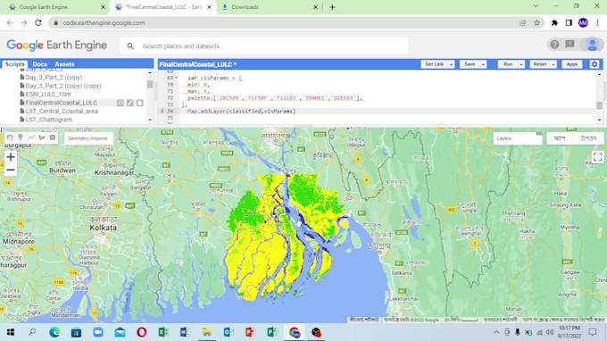 Make gis maps with google earth engine, arcgis, qgis by Tauhidulalam7 | Fiverr
