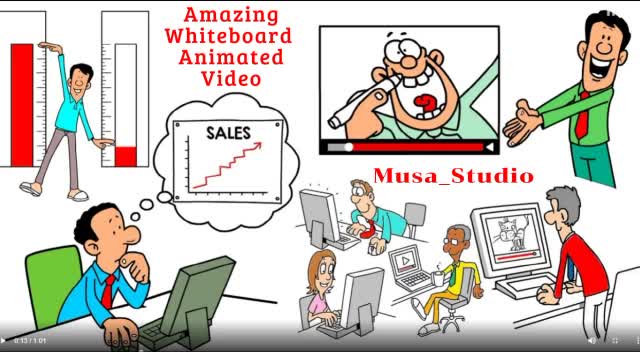 Create amazing whiteboard animated doodle explainer video by Itx_musa ...