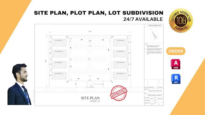 Draw site plan, plot plan, and lot subdivision for permit in 24 hours ...
