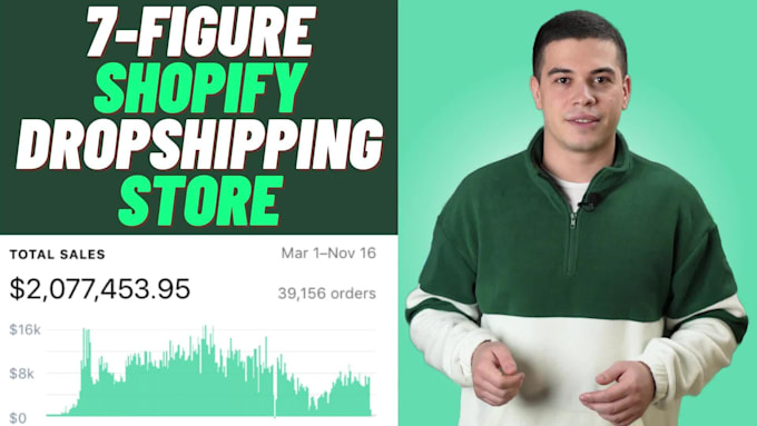 Build a passive income dropshipping shopify store or shopify website by ...